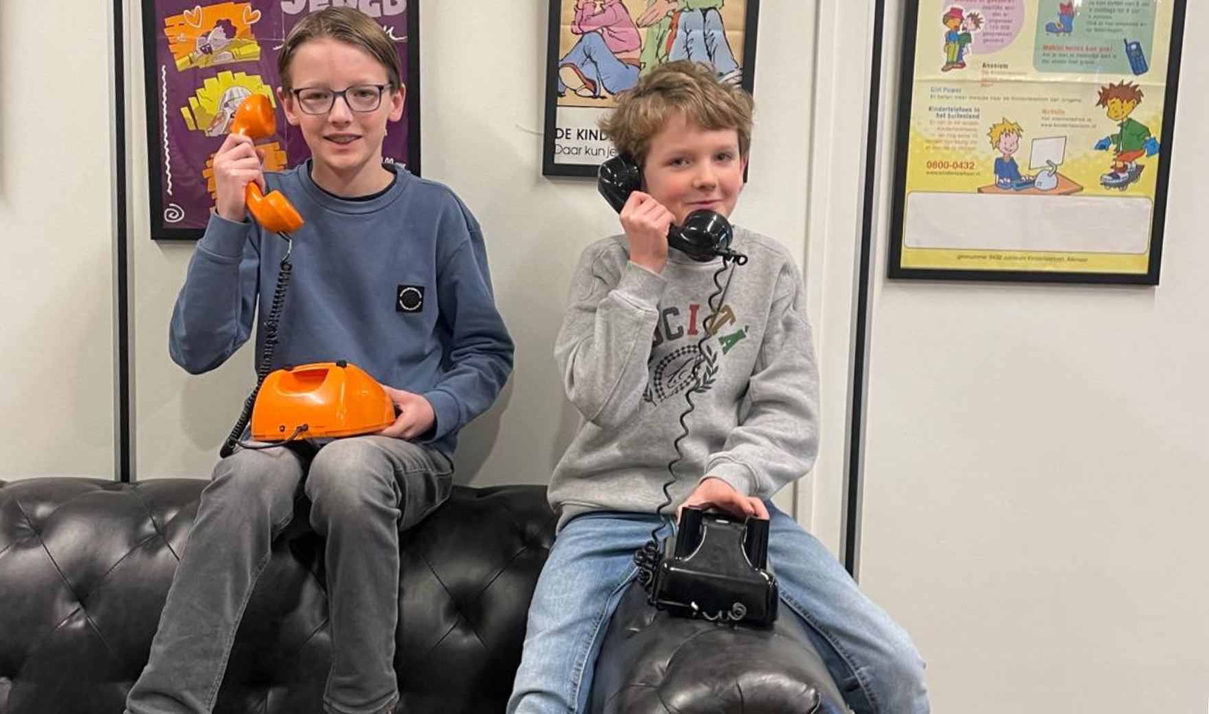 Bezoek aan de Kindertelefoon | Kinderpostzegels